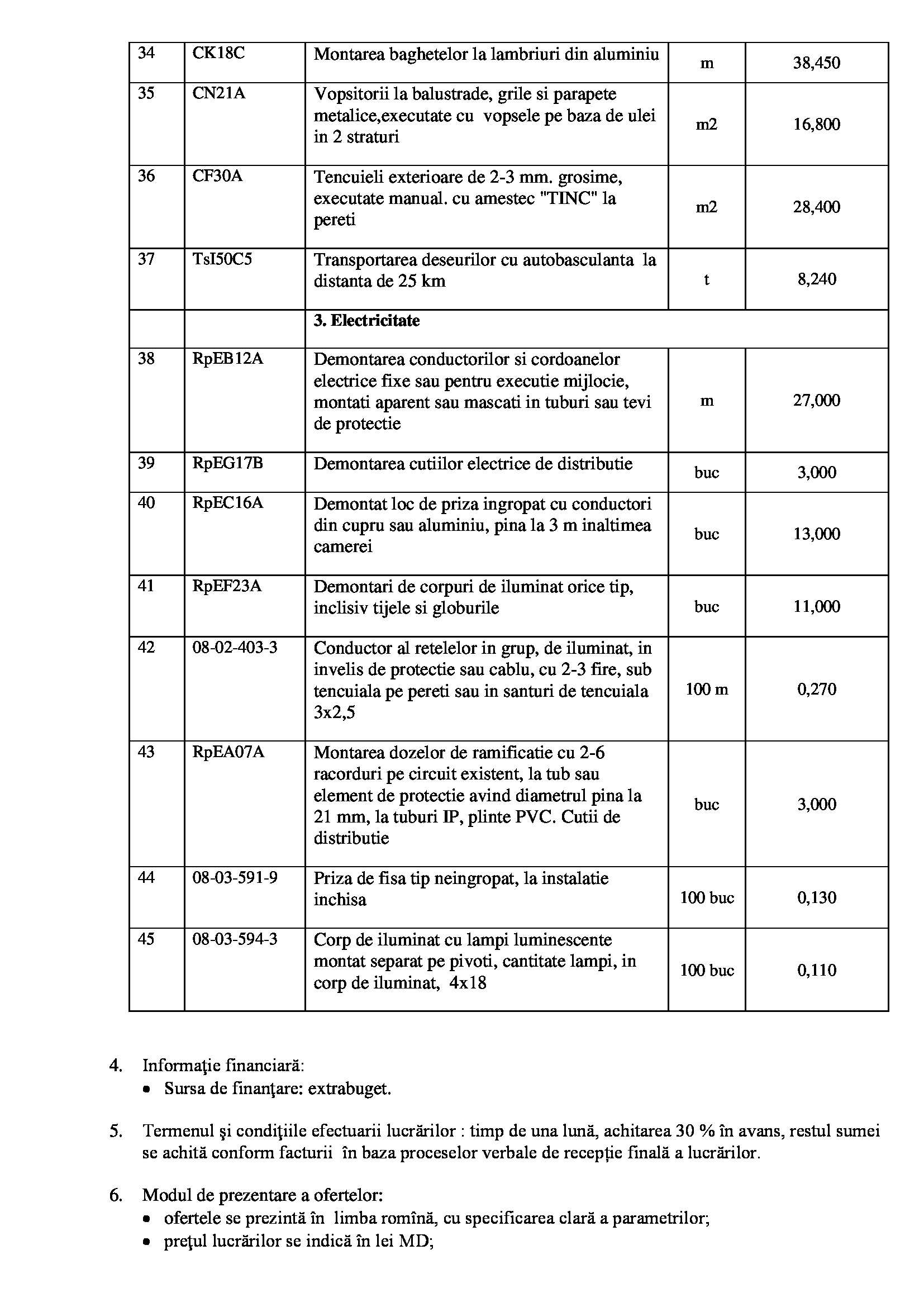 CERERE DE OFERTA pentru Cererea Ofertelor de Preturi | ÎNTREPRINDEREA ...